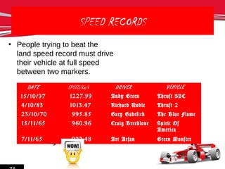 Speed - Physics- Grade 7 | PPT