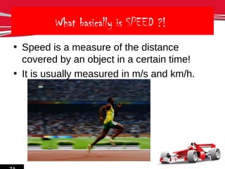 Speed - Physics- Grade 7 | PPT
