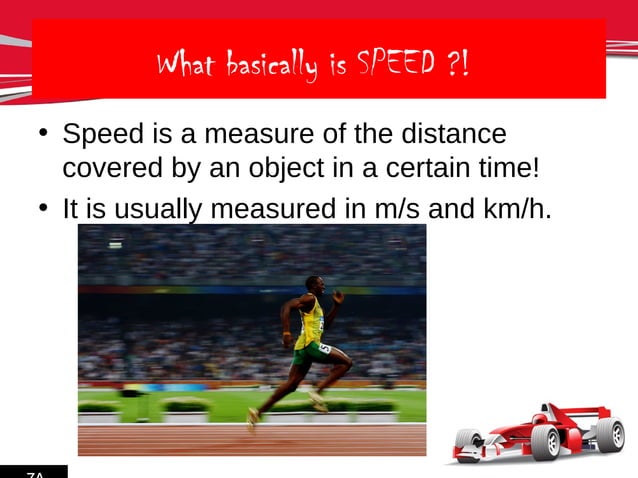 Speed - Physics- Grade 7