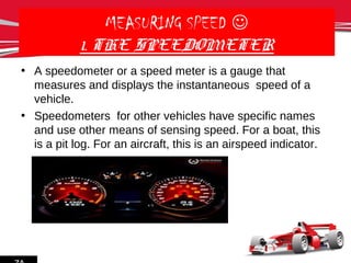 Examples Of Speed