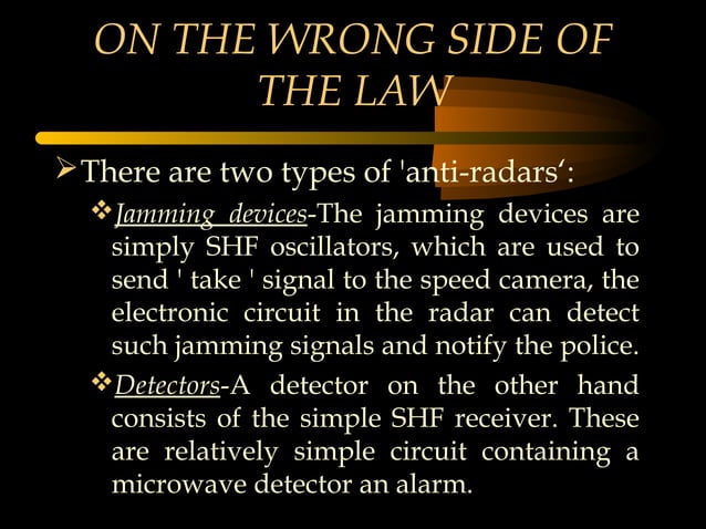 Speed cameras ppt full ... | PPT