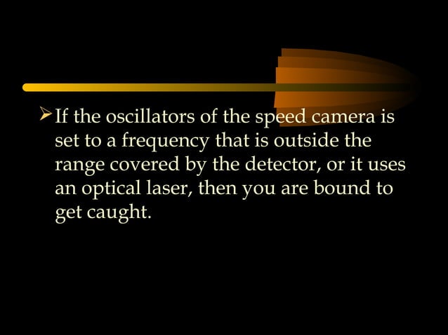 Speed cameras ppt full ... | PPT
