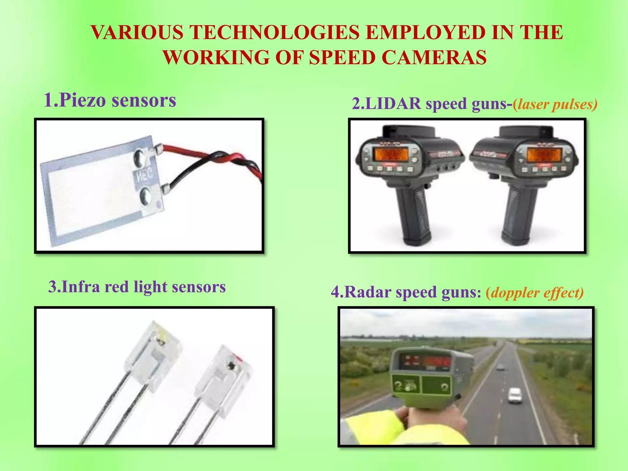 Speed limit enforcement cameras | PPTX