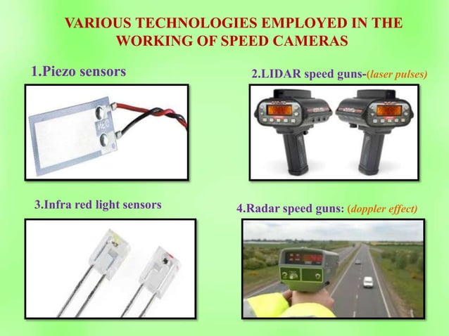 Speed limit enforcement cameras | PPTX | Cameras and Camcorders ...