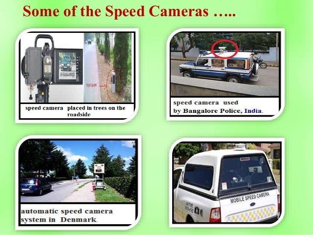 Speed limit enforcement cameras
