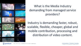 Newtec SATCOM HUB NAB 2019 - Paul Scardino (Speedcast) | PPT