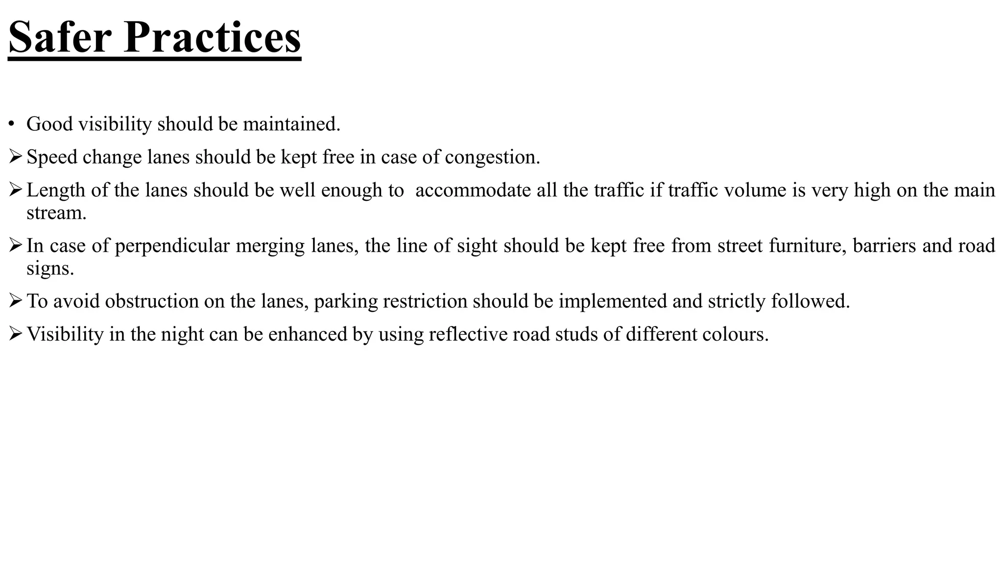 Speed change lanes | PPTX