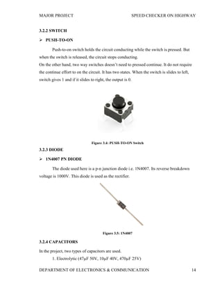 Speed checker on highway using 8051 | PDF