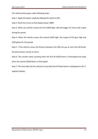 Speed checker for highways | PDF