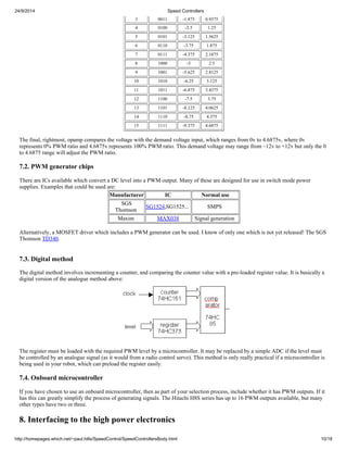 Motor Speed controllers | PDF