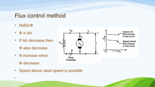 Speed controlling method of dc motor | PPT
