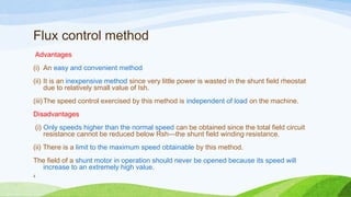 Speed controlling method of dc motor | PPT