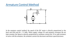 Speed control methods of motor | PPTX | Radio Control | Hobbies & Interests