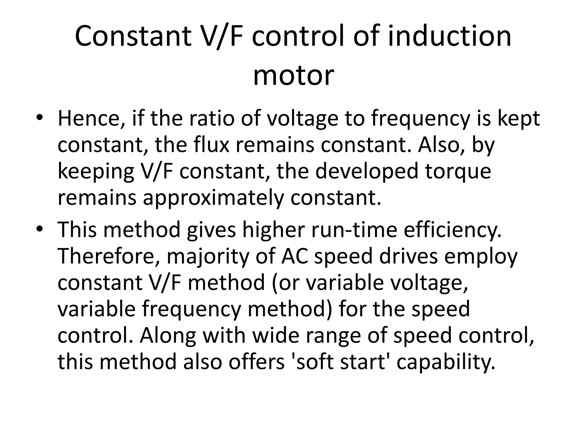 Speed control of 3 phase induction motor | PPTX