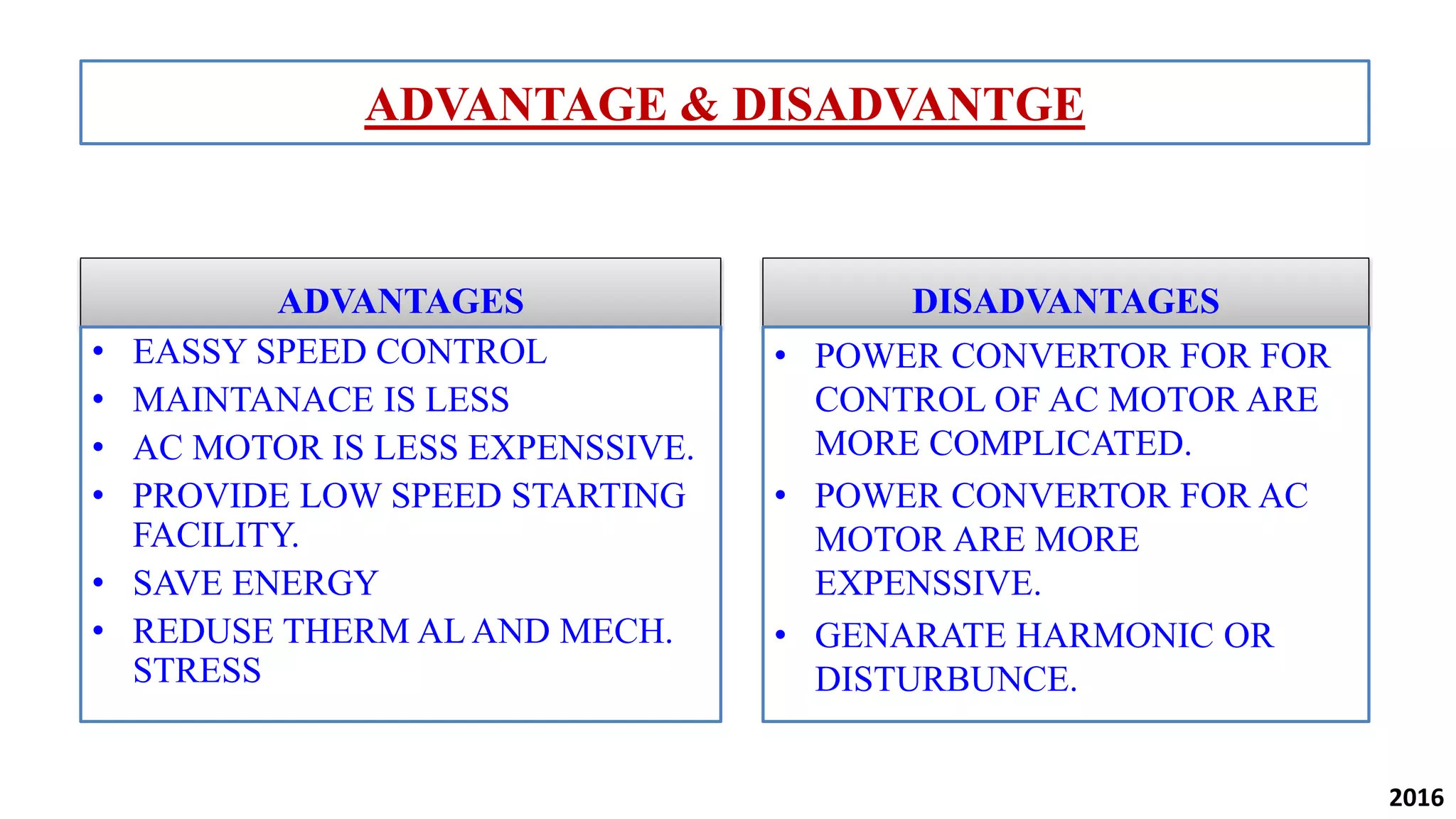 Basic Presentation on Speed control of induction motor | PPTX