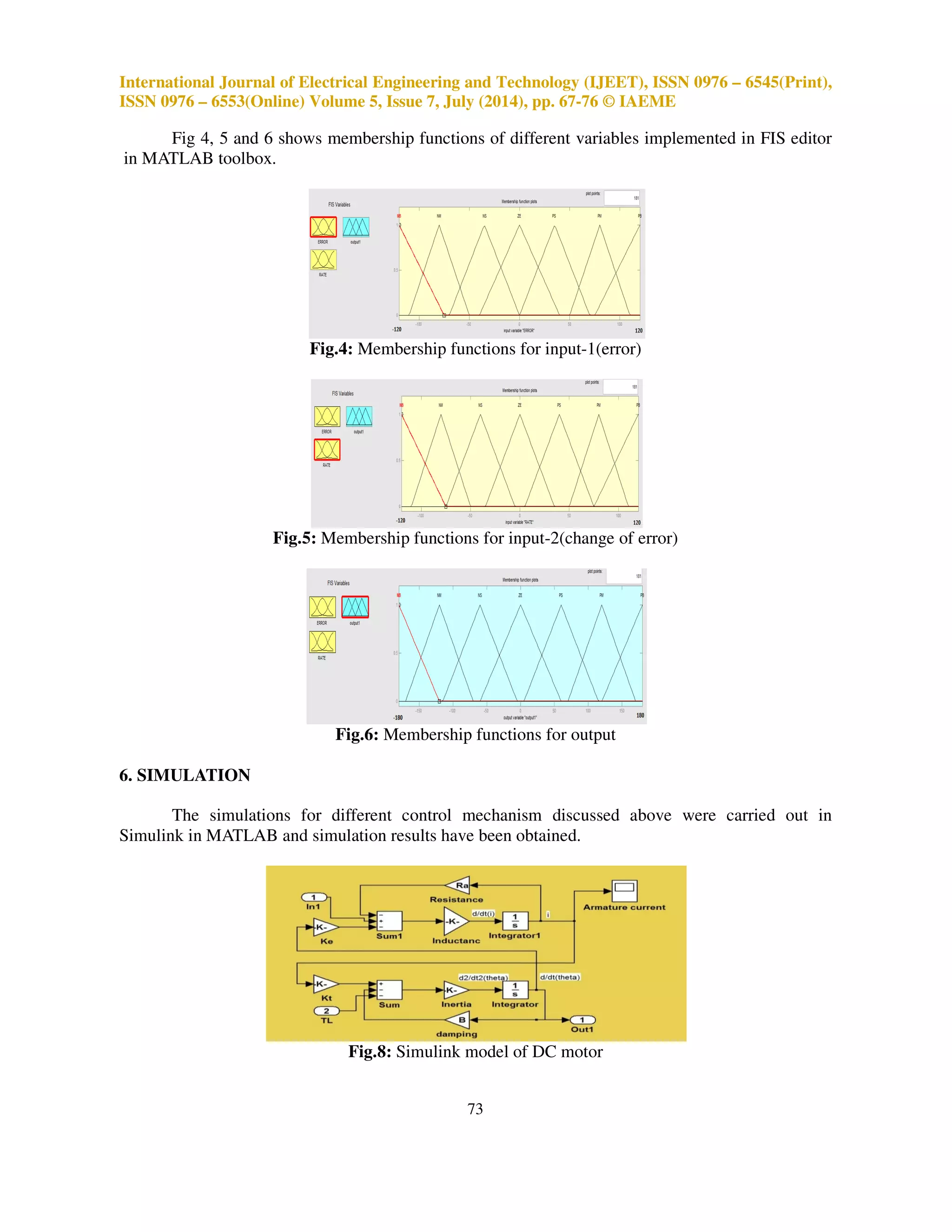 Speed control of a dc motor a matlab approach | PDF