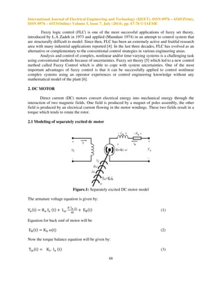 Speed control of a dc motor a matlab approach | PDF
