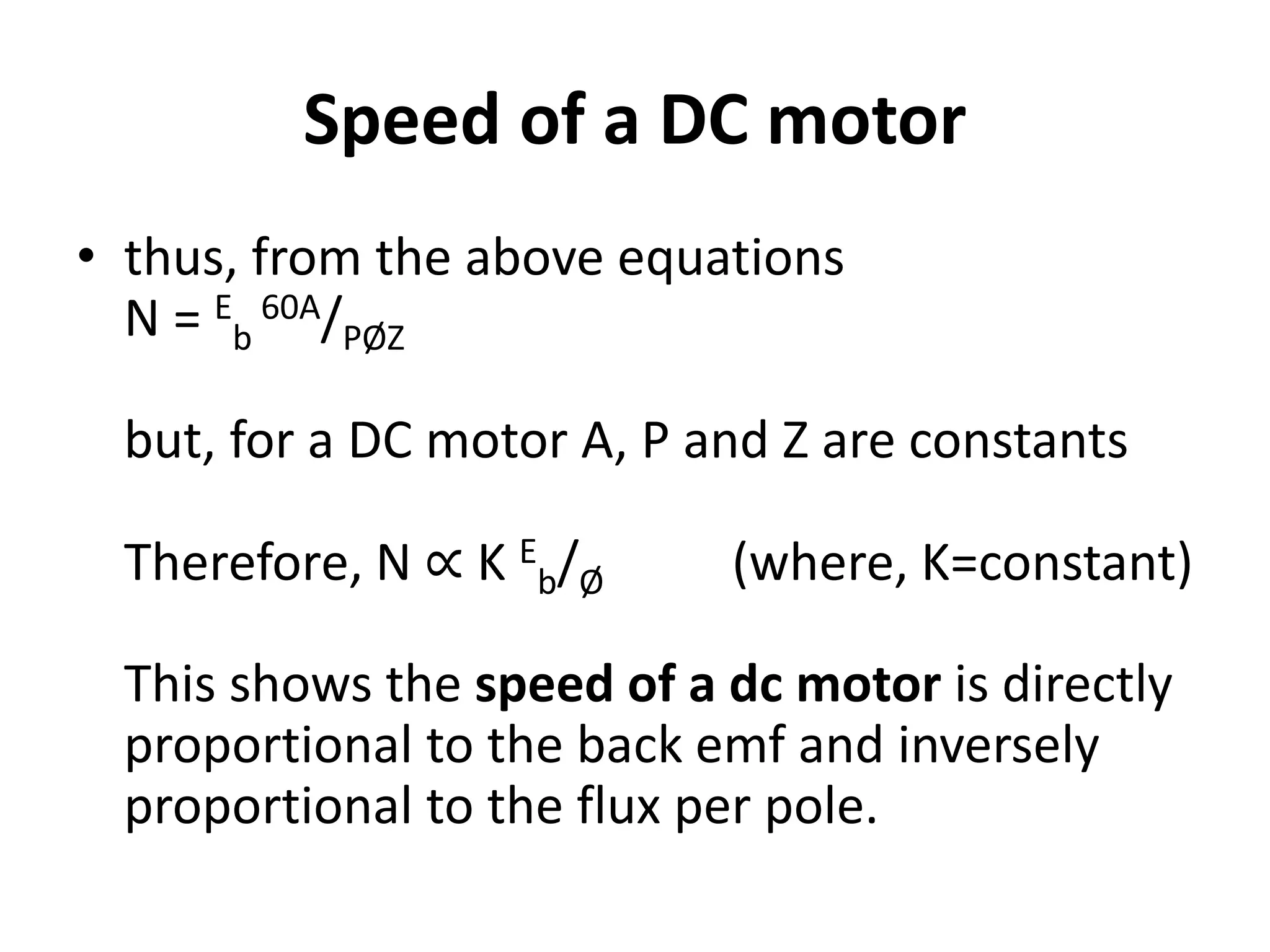 Speed control of dc motor | PPTX