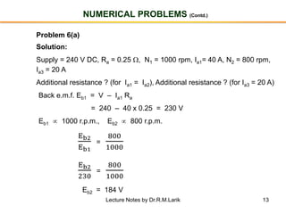 Speed control of dc motors | PDF