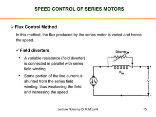 Speed control of dc motors | PDF