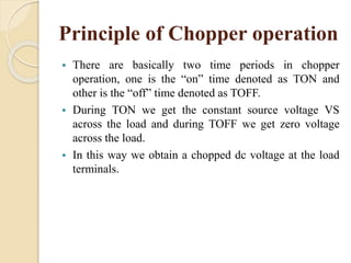 Speed control of dc motor using chopper | PPTX