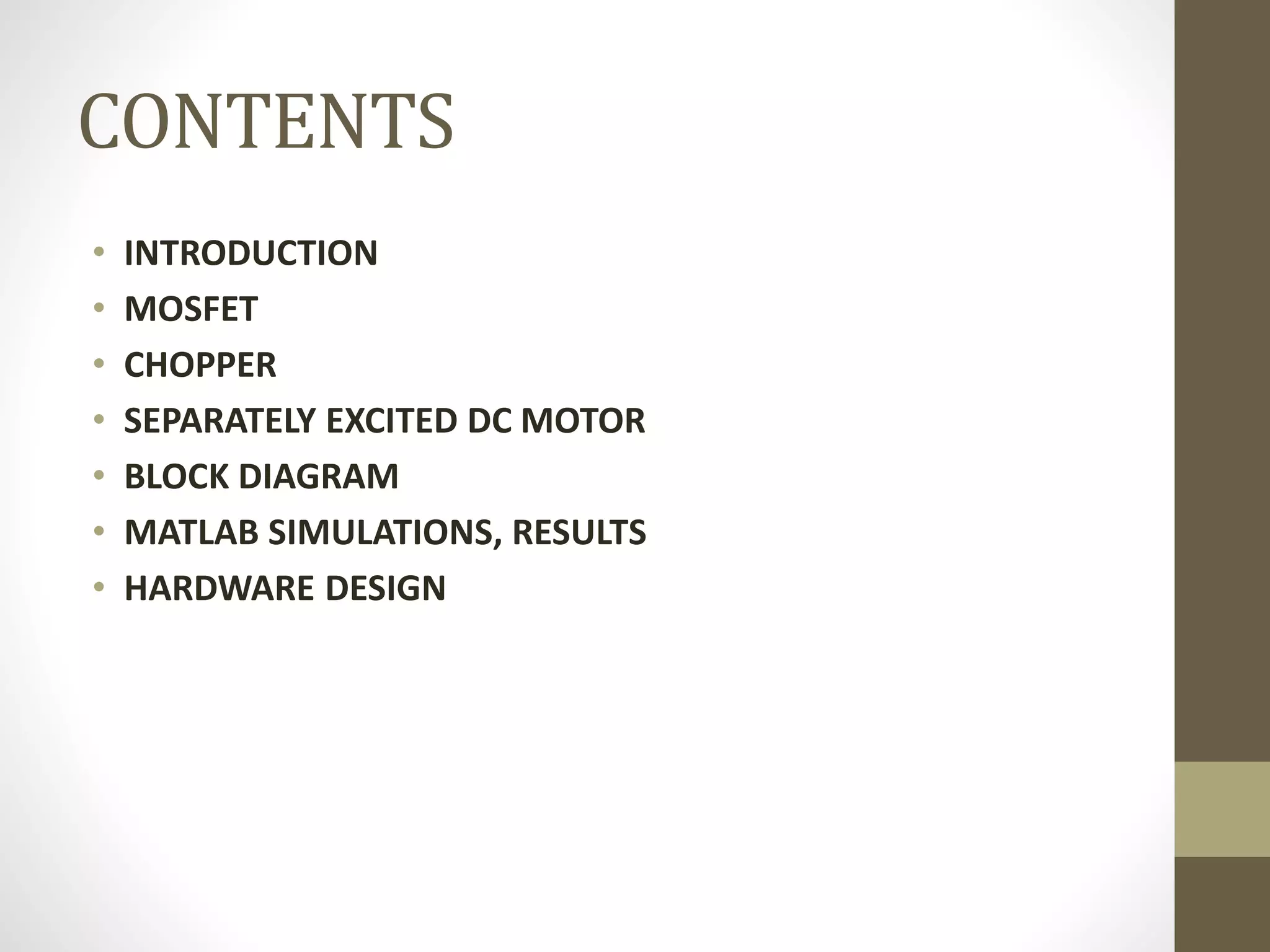 Speed control of dc motor using matlab | PPTX