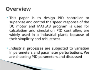 Speed Control of hybrid electrical Motor using PID Controller.pptx