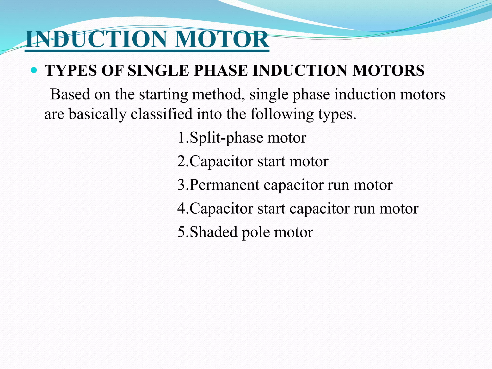 Speed Control Of Single Phase Induction Motor Ppt