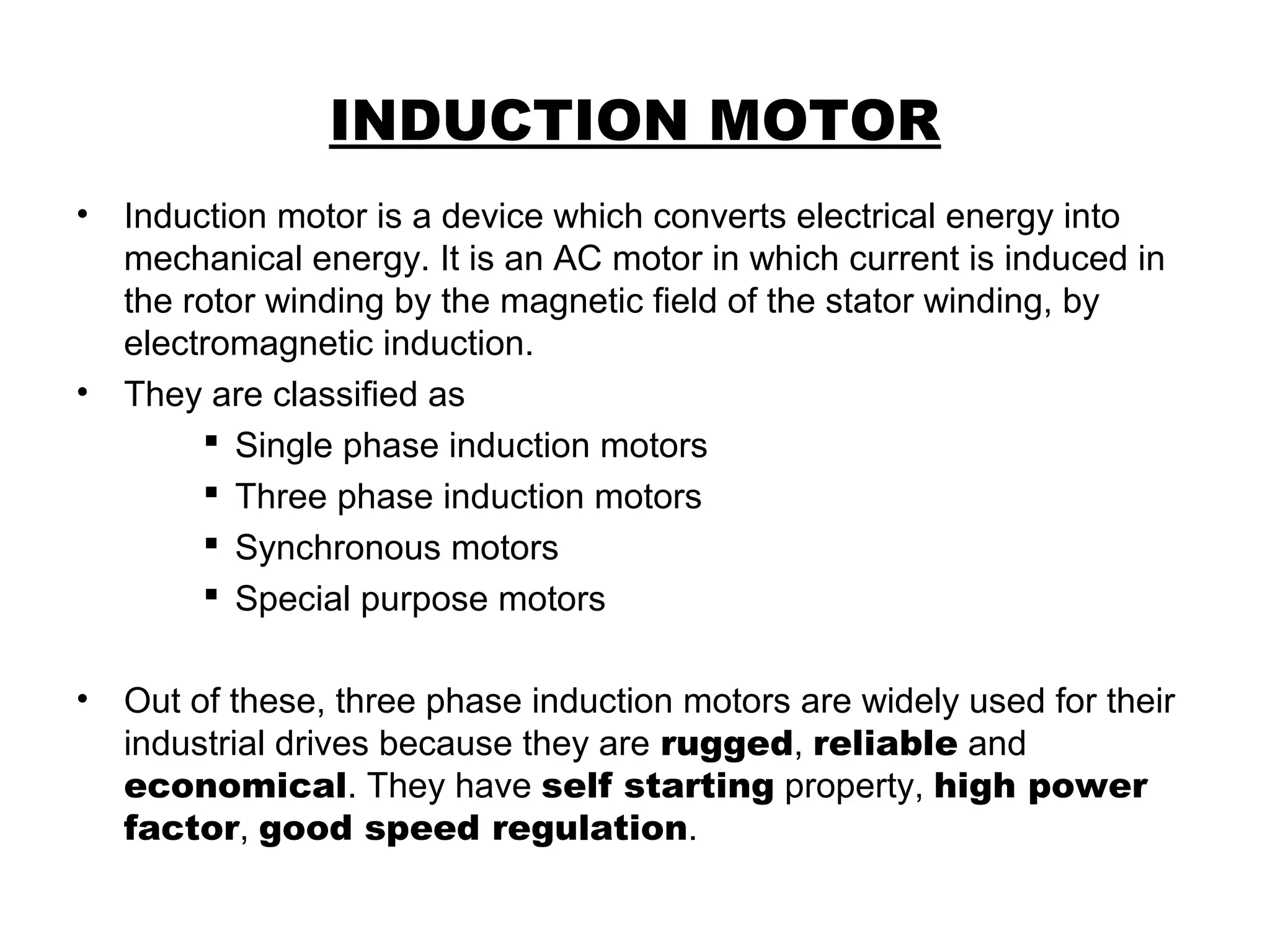 Speed control of Induction motors | PPT