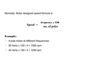 Speed control of induction motor using vf ds | ODP