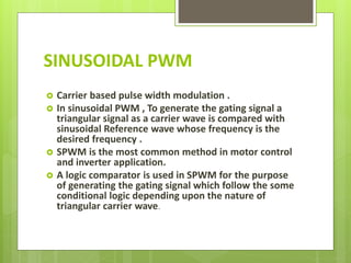 Speed control of single phase induction motor with variable frequency ...