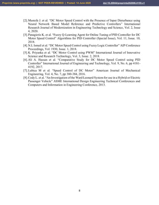 Speed control of ward leonard layout system using h infinity optimal ...