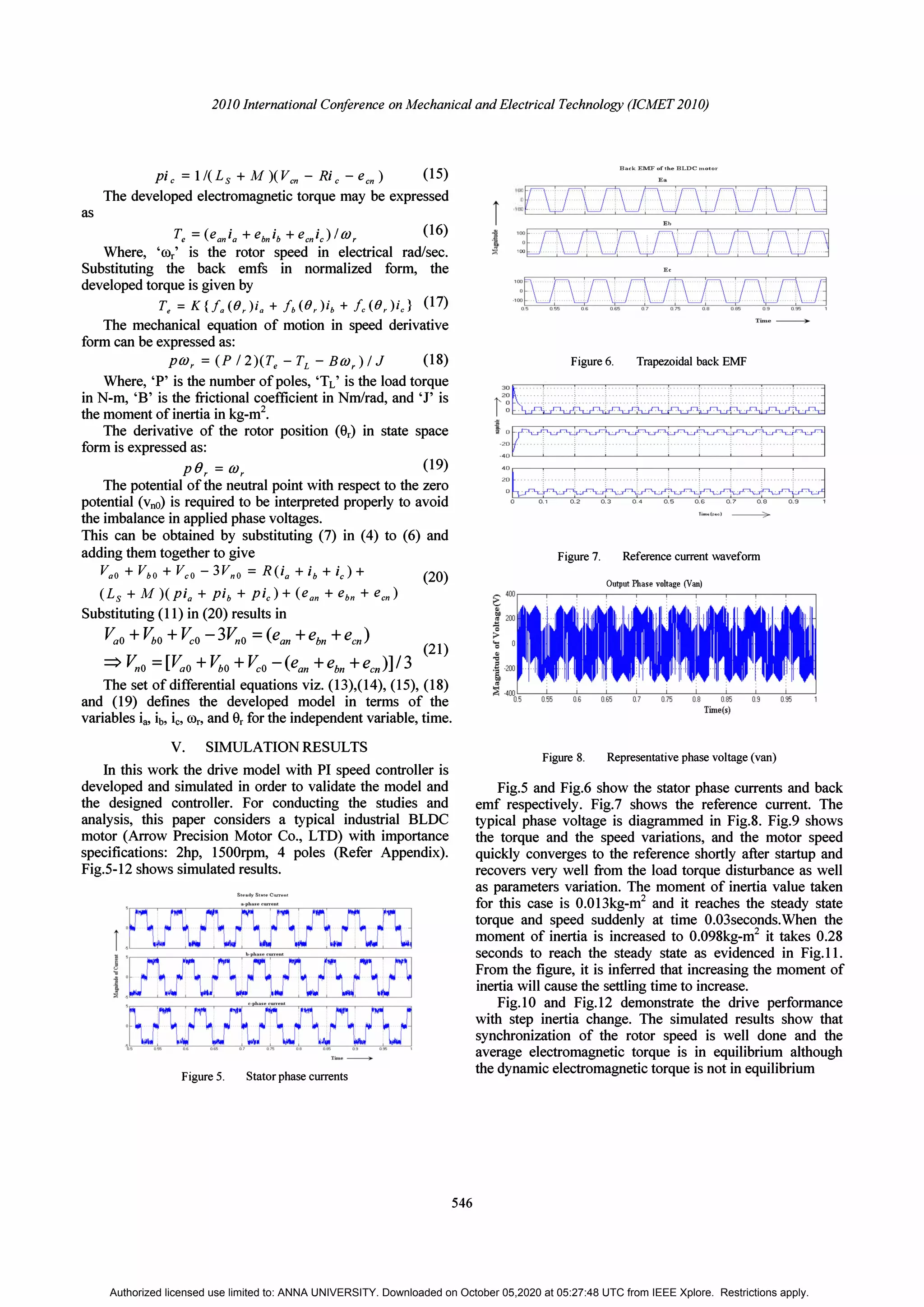 Speed control of motor usinng matlab | PDF