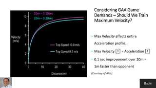 Linear Speed Development - Kildare GAA Youth Athletic Development ...