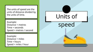 Speed Distance and Time Presentation in a Bold Style.pptx