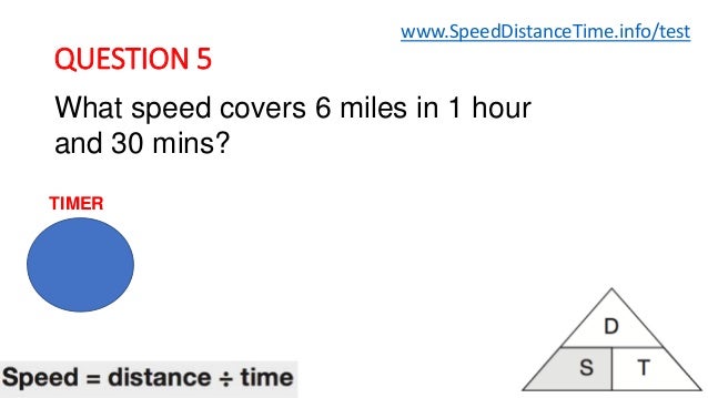 Speed Distance and Time Questions