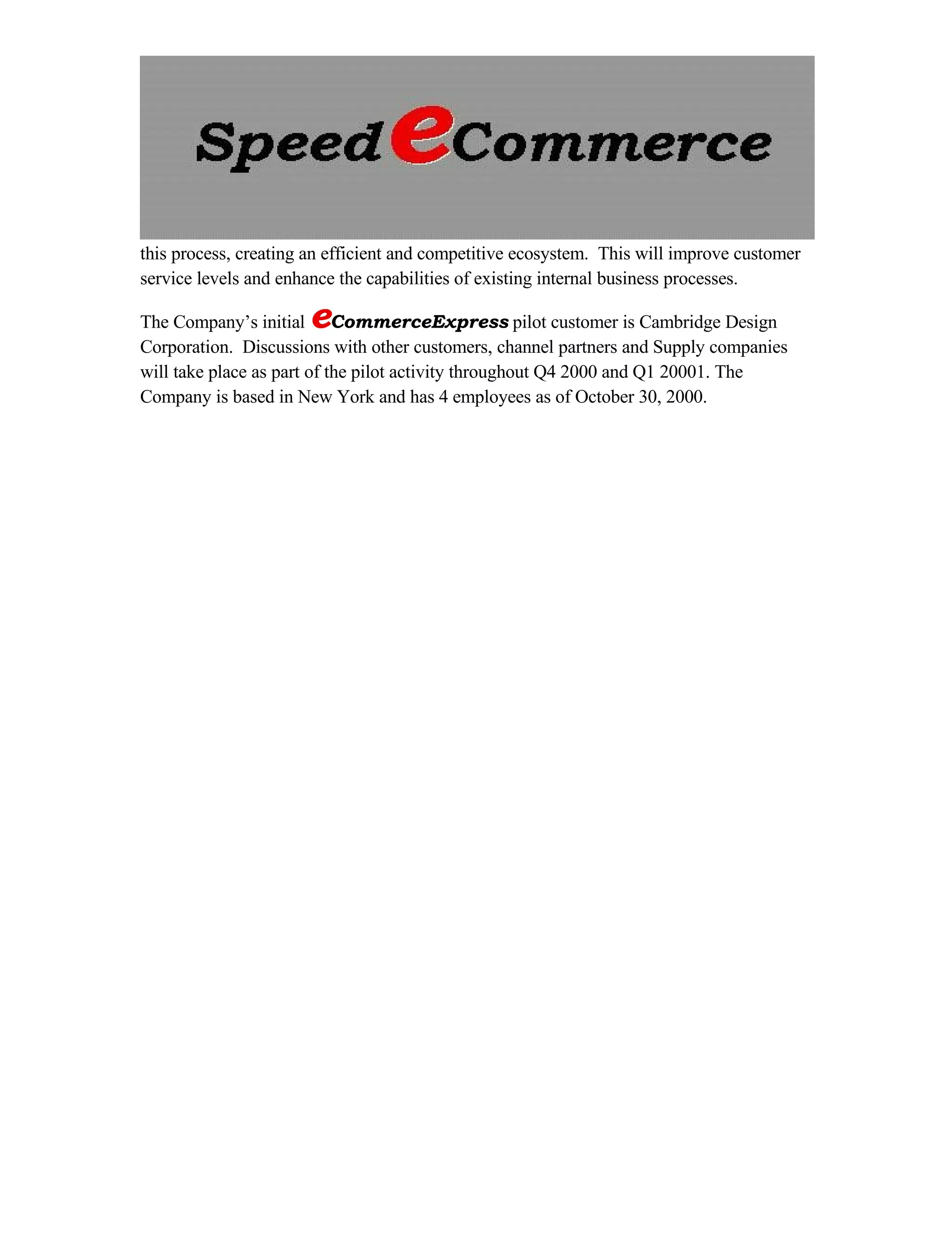 Speed E Commerce | DOC