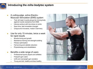 miha bodytec EMS system - rapidly tone & strengthen your body | PDF