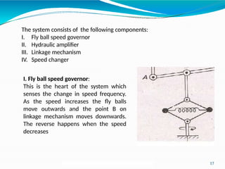 speed governer characteristics and classfication | PPTX