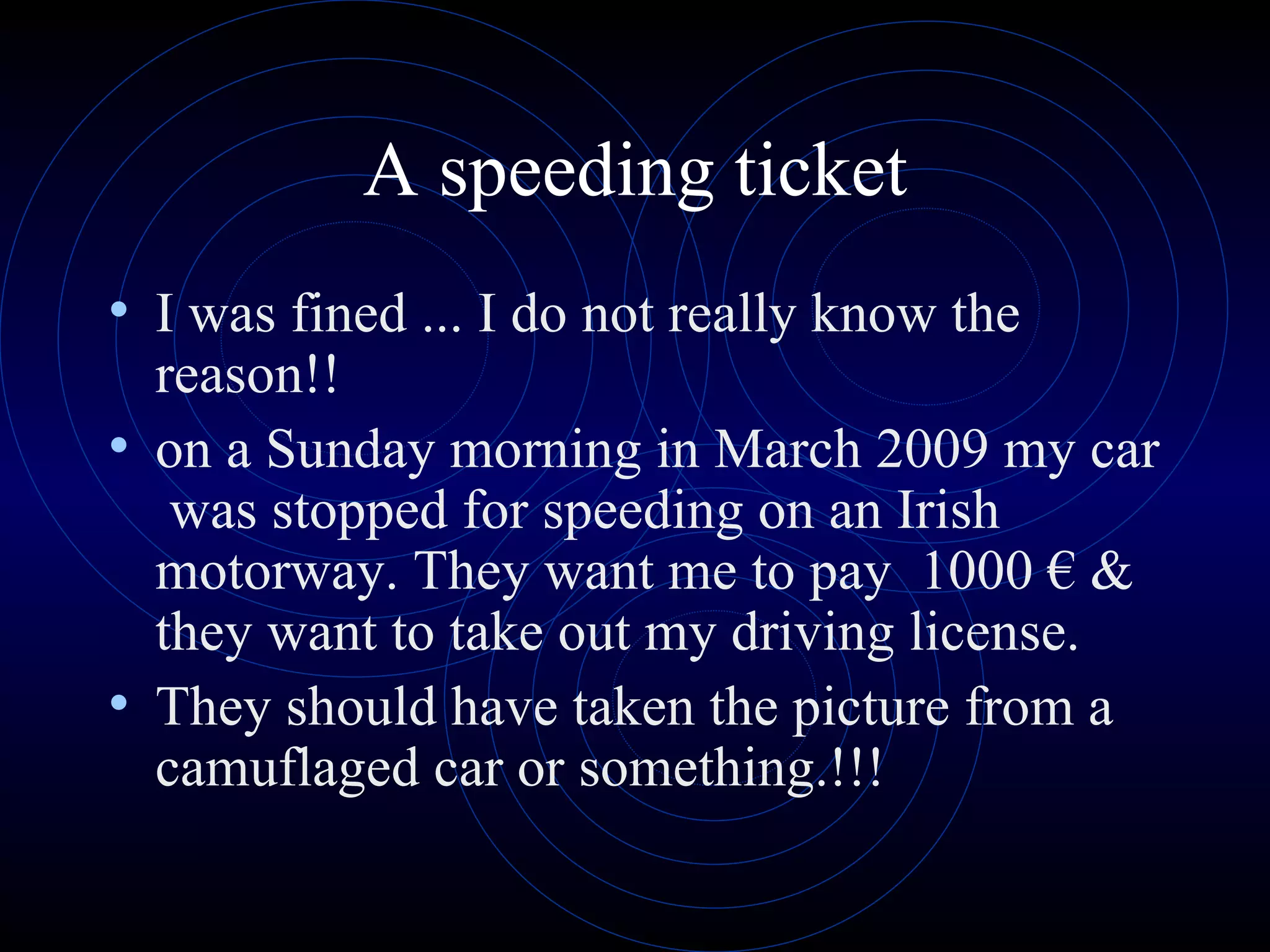 Speeding | PPT