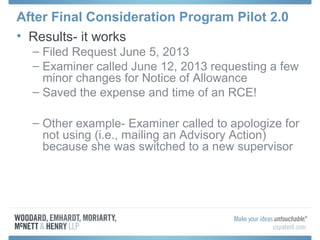 Speeding Up Allowance of Patent Application at the USPTO | PPT