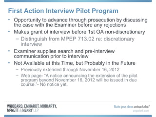 Speeding Up Patent Examination at the USPTO | PPT