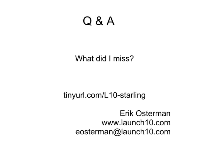 Speeding up Page Load Times by Using Starling | PPT