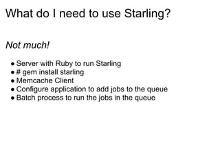 Speeding up Page Load Times by Using Starling | PPT