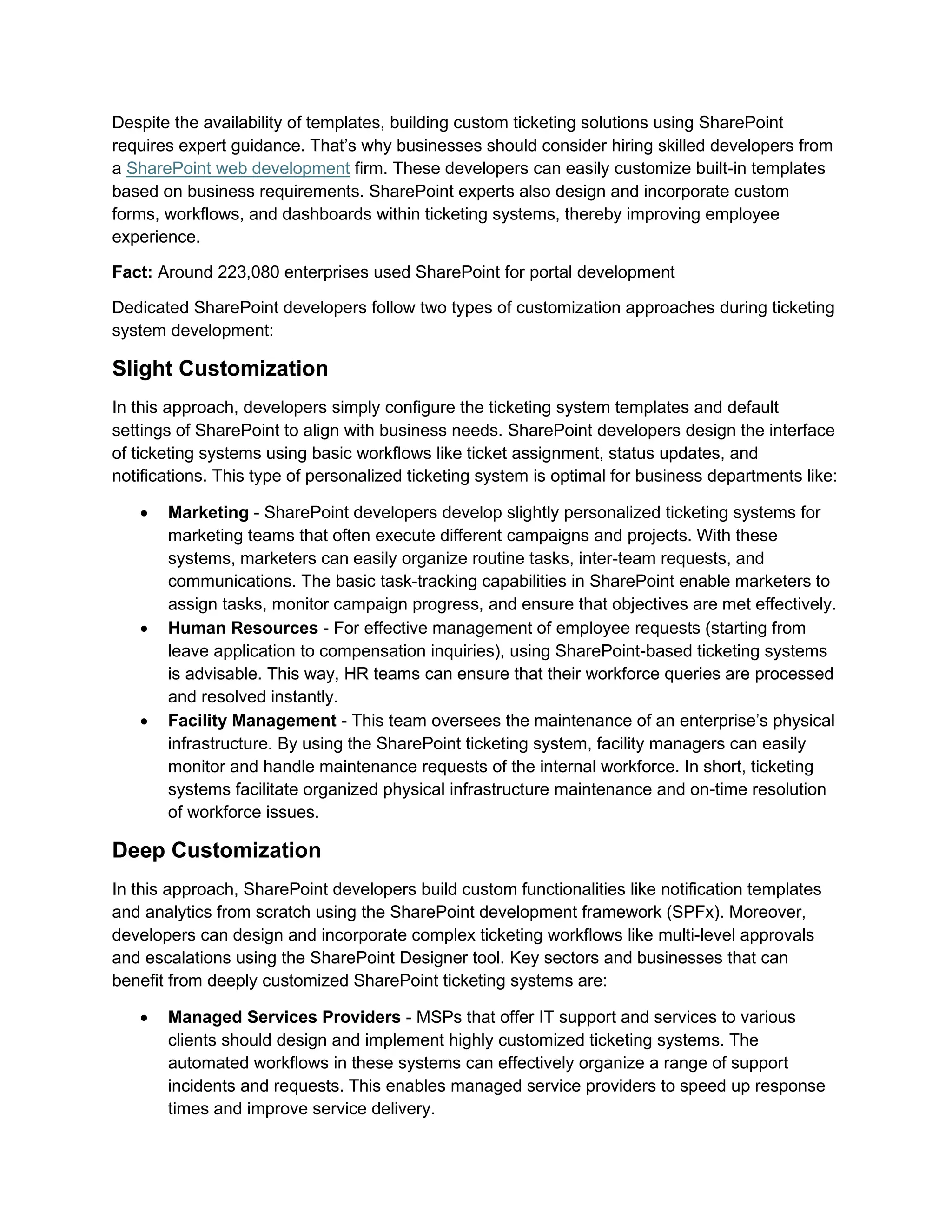 How Seasoned SharePoint Developers Build Feature-rich Ticketing Systems ...