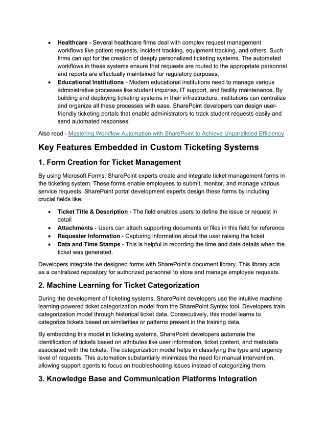 How Seasoned SharePoint Developers Build Feature-rich Ticketing Systems ...