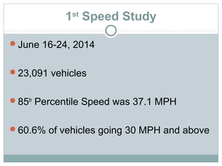 Speed limit changes | PPT