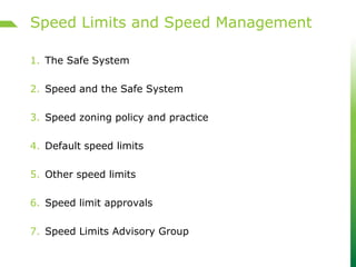 Speed management & setting speed limits amy stebbing | PDF | Auto ...