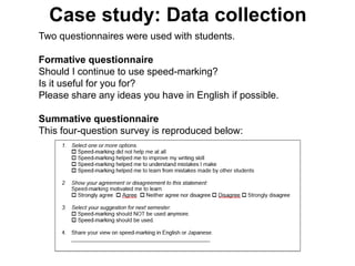 Speed-marking Case study | PPT