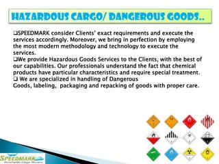 Speedmark Worldwide Cargo Movers - Freight Forwarding Company | PPTX
